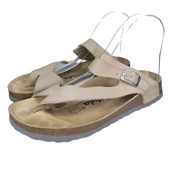 Birkenstock | Shoes | Betula Birkenstock Jasmine Sandals Beige Leather ...